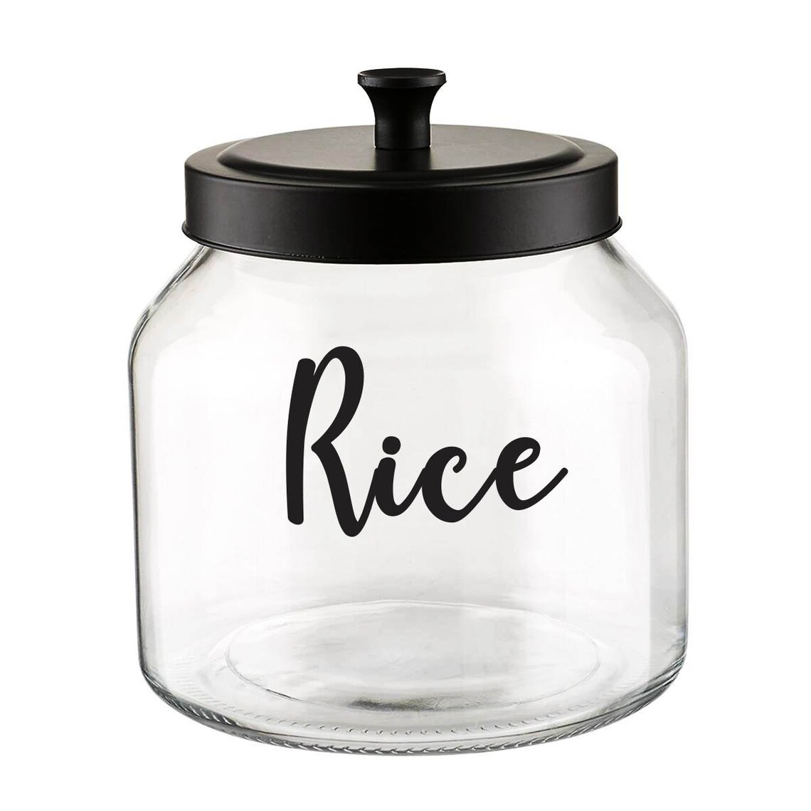 Rice Jar Label / Kitchen Rice Jar Vinyl Decal Kitchen Jar | Etsy