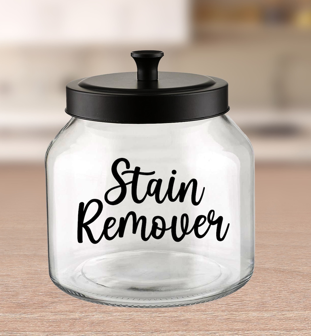 Stain Remover Label Decal / Laundry Room Decor, Stain Cleaner Label ...