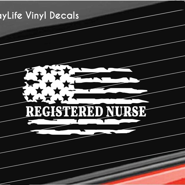 Nurse Vinyl Decal - Etsy