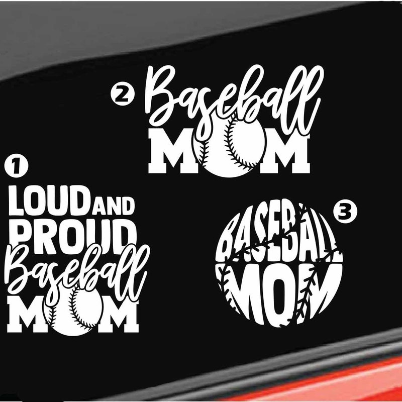 Baseball Mom Decal - Etsy