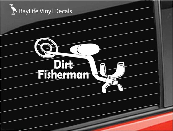 Metal Detector Vinyl Decal Metal Detecting Decal Treasure | Etsy