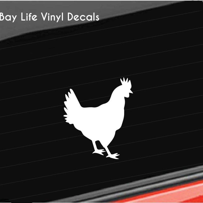 Chicken Wall Decal - Etsy