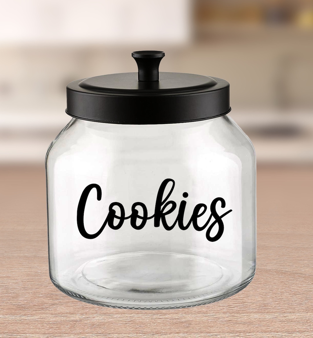 Cookie Label / Kitchen Cookie Vinyl Decal, Kitchen Spices Pantry ...