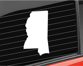 Mississippi Vinyl Decal Sticker MS Home State - Etsy