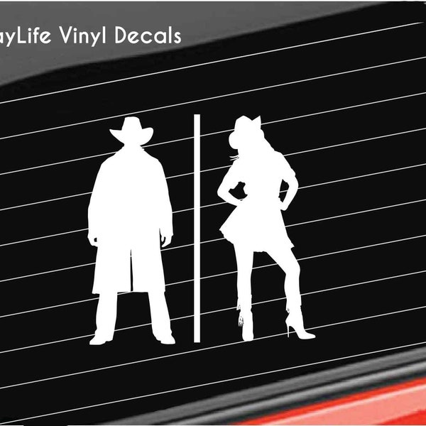 Cowboy Restroom Sign - Etsy