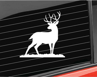 Deer Car Decal - Etsy