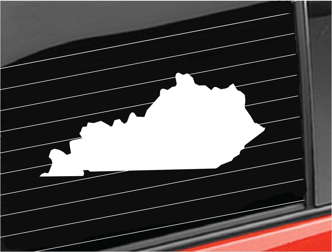Kentucky State Vinyl Decal, Kentucky Decal, Kentucky Sticker State ...