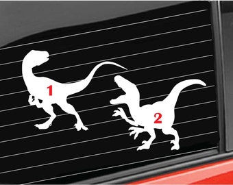 Velociraptor Decal - Etsy