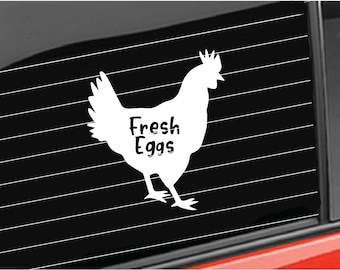 Crazy Chicken Lady J023 6 Inch Chicken Sticker Decal - Etsy