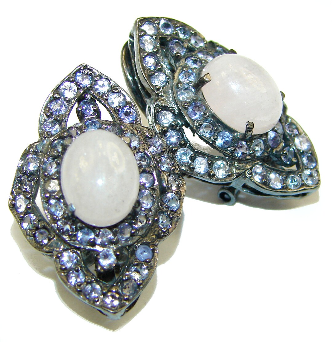 True Beauty Genuine Rose Quartz Tanzanite .925 Sterling Silver ...