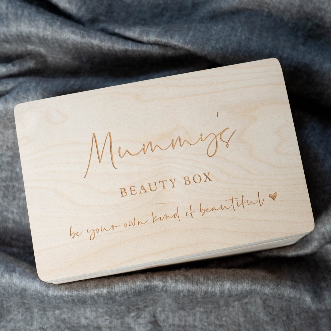 Personalised Beauty Storage Box - Personalised Storage - Bespoke Box ...