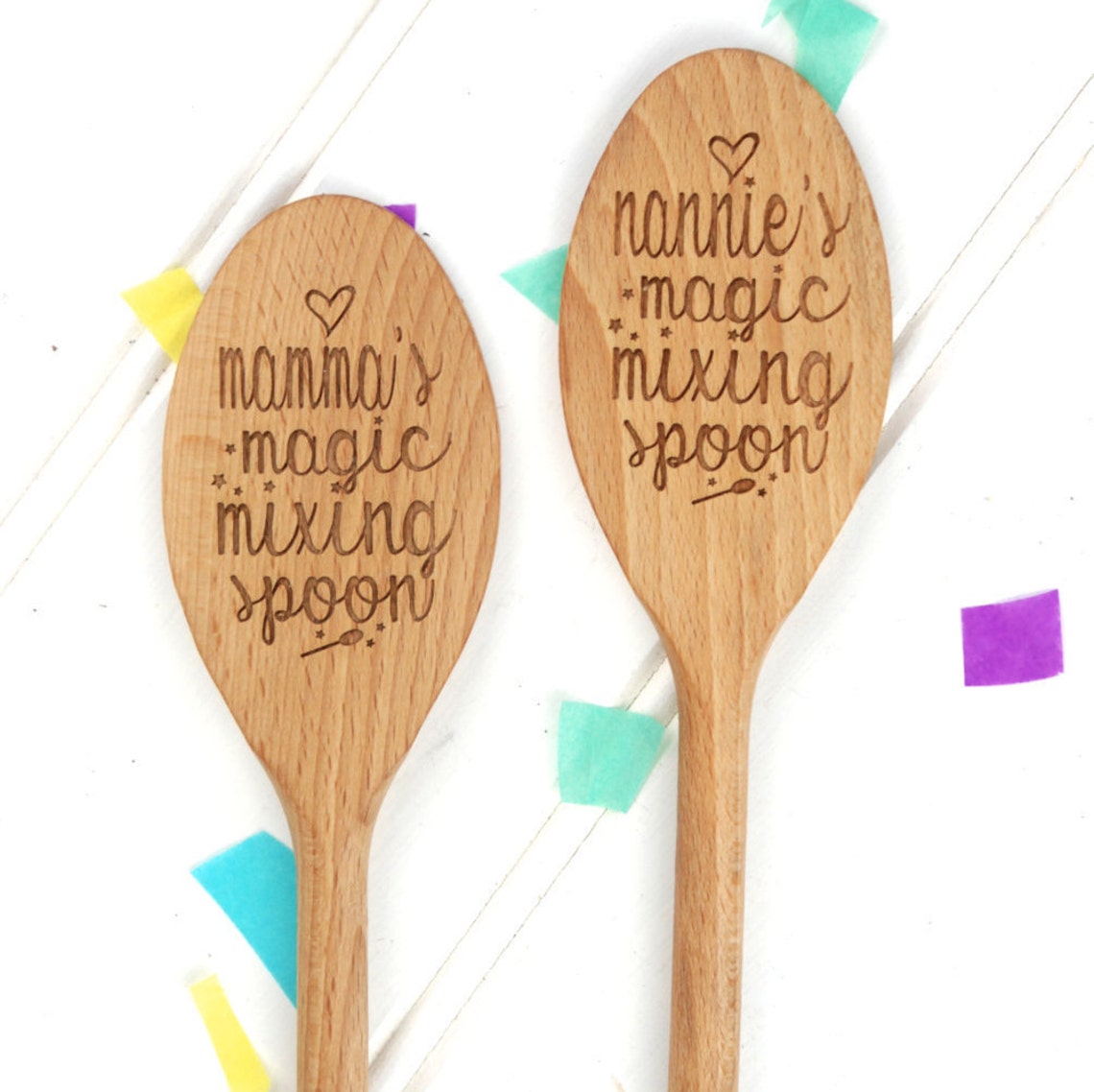 Personalised Magic Mixing Spoon - Birthday Gift - Baking Tool - 18th ...