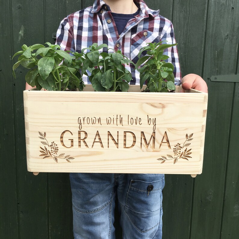 Indoor Planter Box - Personalised - Gift for Mothers Day - Gift for ...
