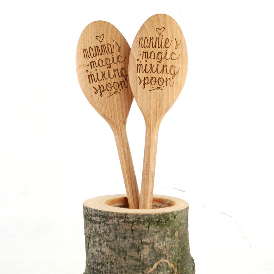 Personalised Magic Mixing Spoon Birthday Gift Baking Tool - Etsy