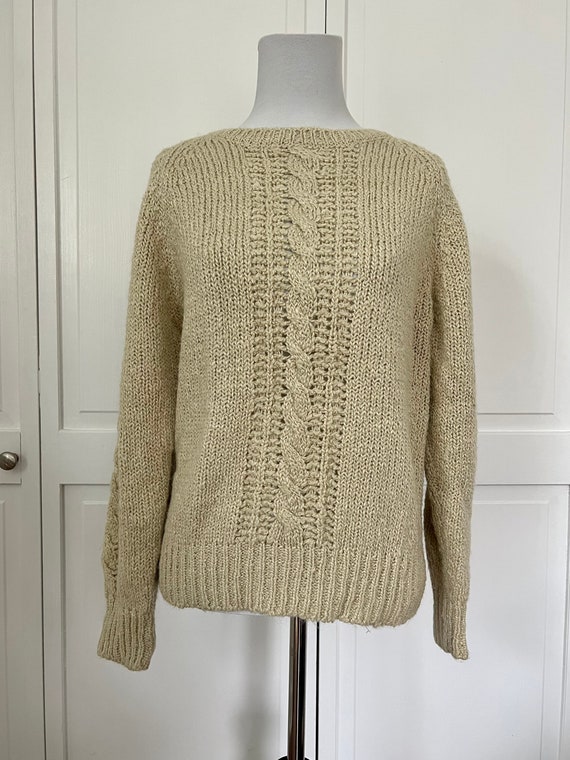 seventies oatmeal sweater - Gem
