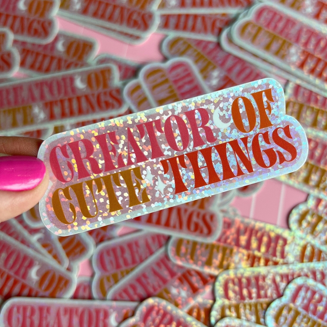 Creator of Cute Things Sticker - Etsy