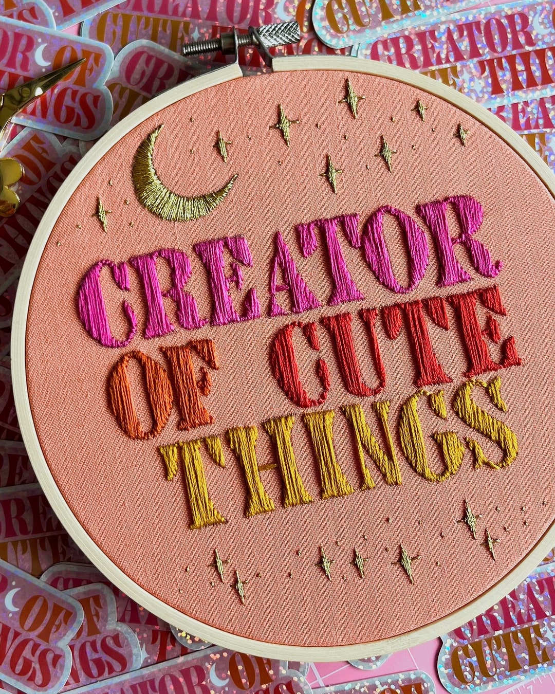 Creator of Cute Things - PDF Embroidery Pattern - Etsy