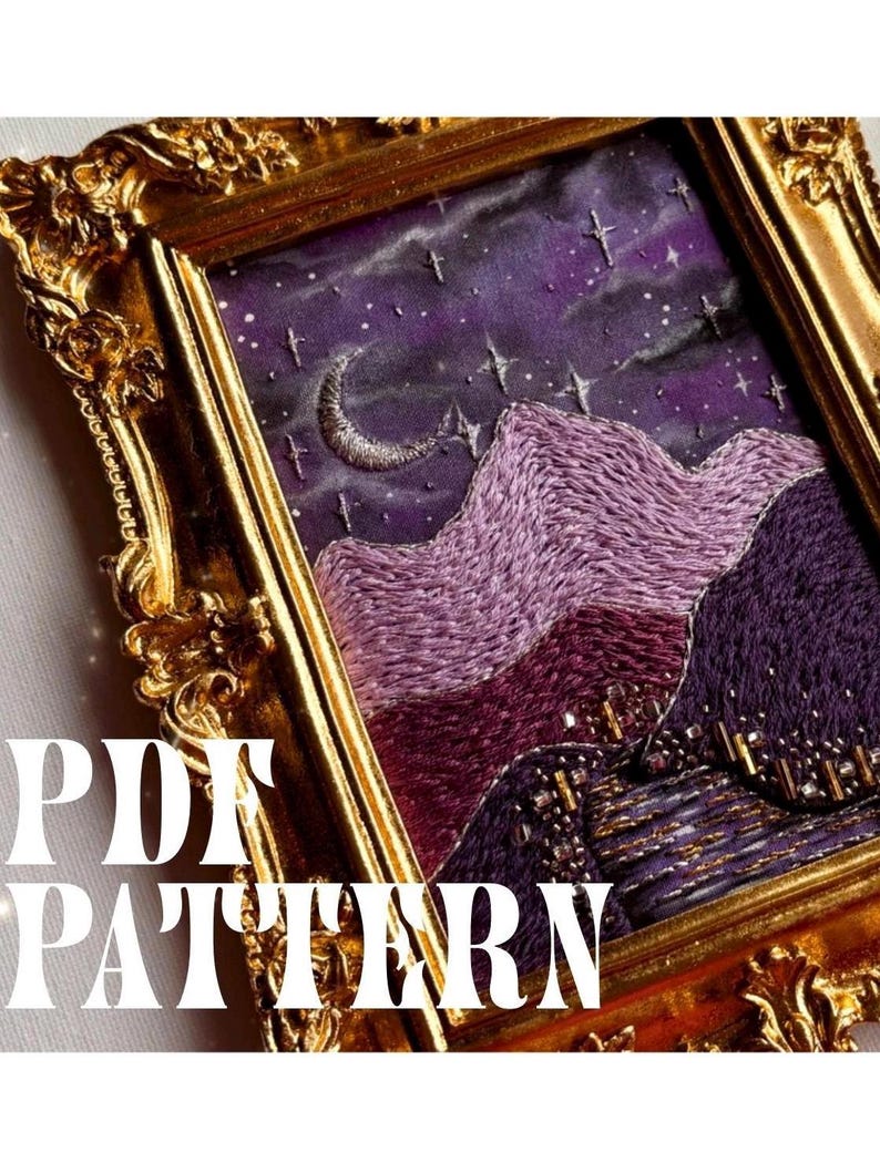 City of Starlight - PDF Embroidery Pattern - Etsy