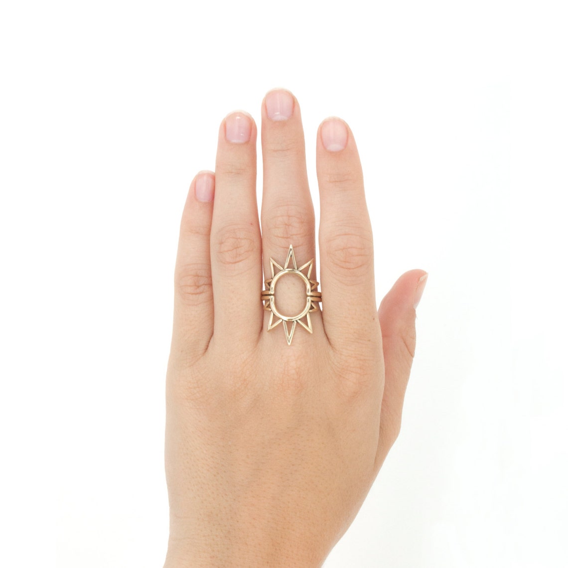 Double Sun Ring - Etsy