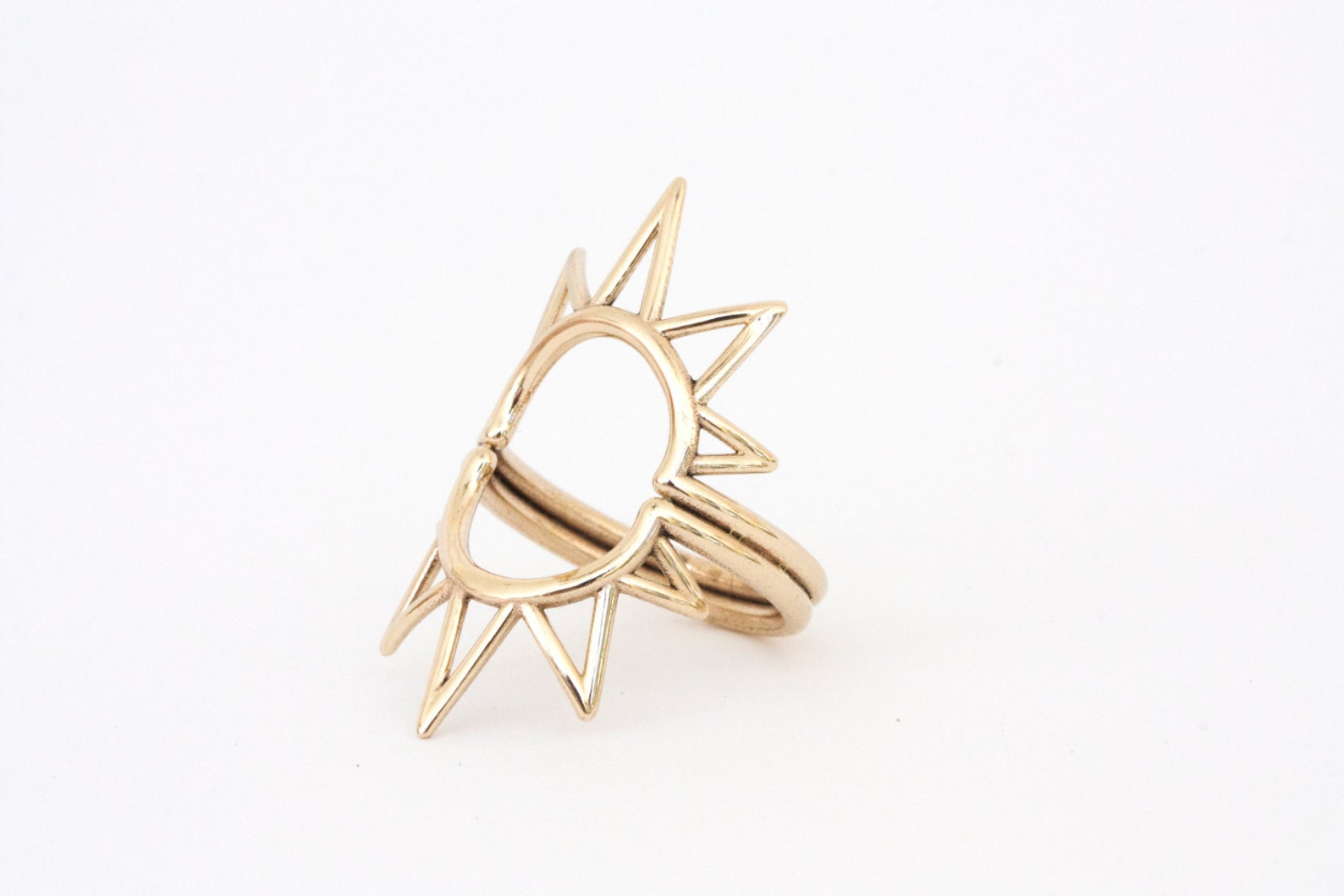 Double Sun Ring - Etsy