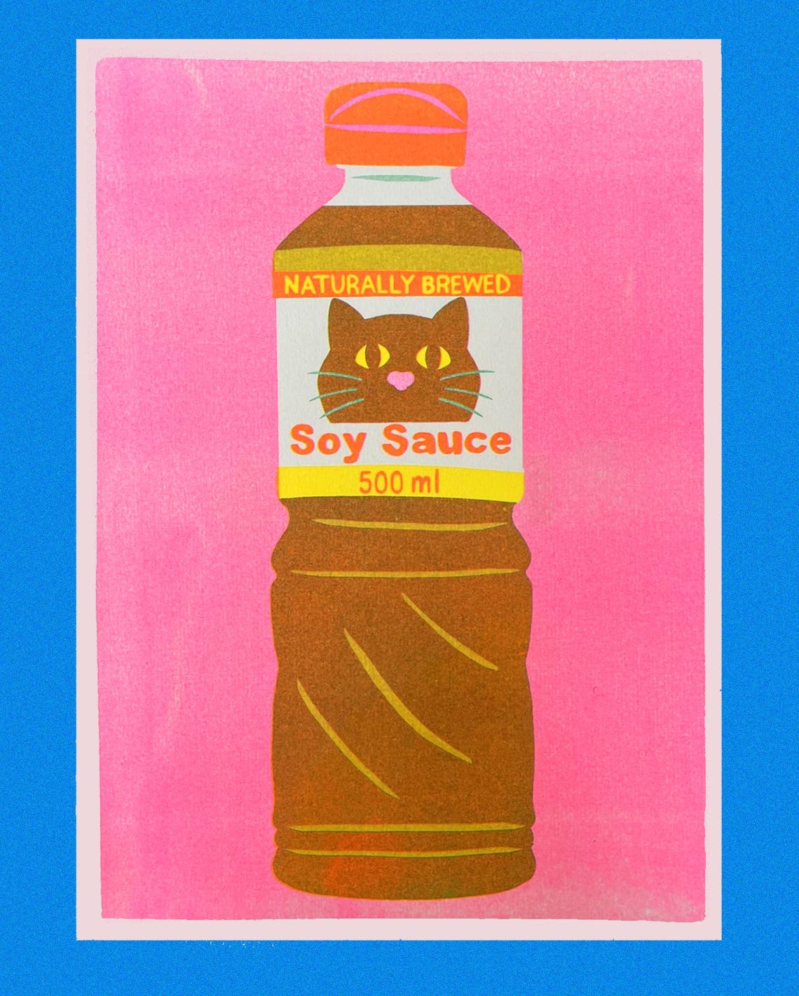 Soy Sauce Riso Print - Etsy