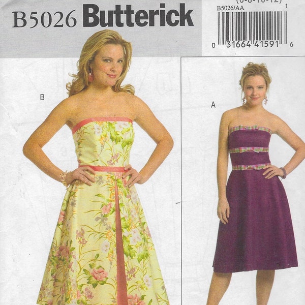 Strapless Dress Pattern - Etsy