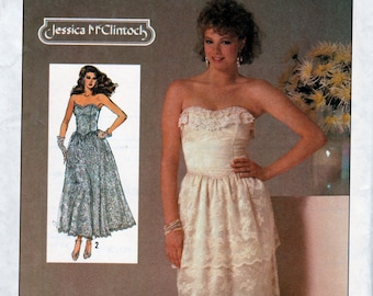 Vintage Simplicity Bridal Gown Pattern 8176 by Designer Jessica ...