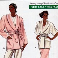 Vogue 1540 Sewing Pattern for Montana Paris Original, Misses Jacket ...