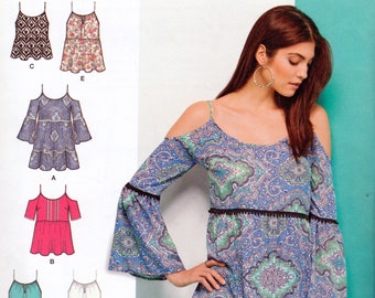 Simplicity D0896 / 8552 Women's Mini-dress or Tunic Pattern, Size 6-14 ...