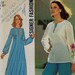 Caftan, Top & Bell Bottom Pants -simplicity 6927 - Uncut Pattern - Etsy