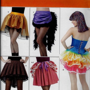 Costume Skirts & Bustles by Andrea Schewe - Simplicity 1346 - Uncut ...