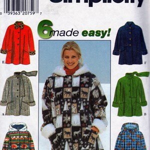 Coat Set Simplicity 7803 Uncut Sewing Pattern - Etsy