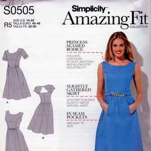 Princess Seam Dresses - Simplicity 1652 -uncut Pattern - Etsy