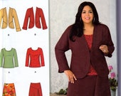 Jacket Top and Skirts by Khaliah Ali Simplicity 1761 | Etsy