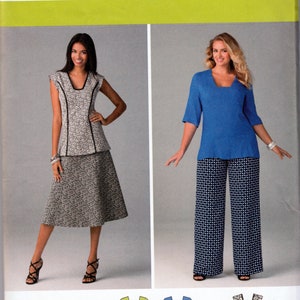 Dress Tunic Pants & Skirt Simplicity 1431 Uncut Pattern | Etsy