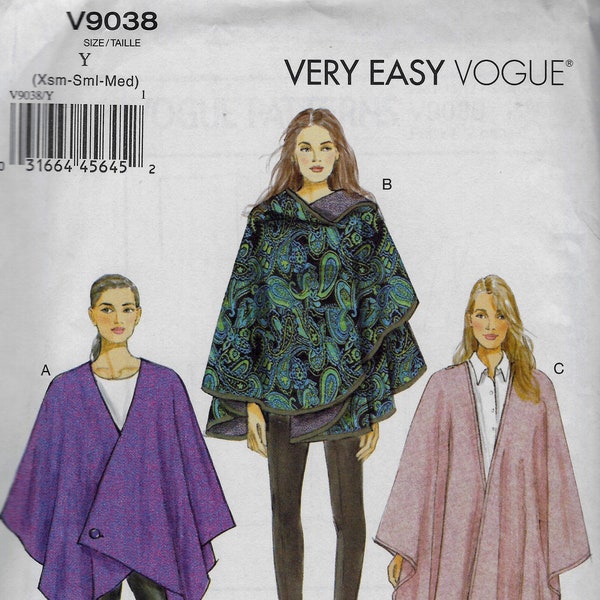 Vogue Cape Pattern - Etsy