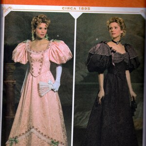 Designer Dress Circa 1895 by Andrea Schewe Simplicity Pattern 4078 ...