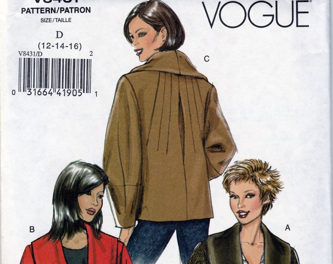 Jacket Set - Vogue 8123 - Uncut Pattern - Etsy