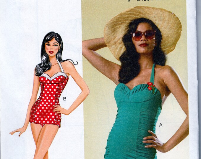 Retro Swinsuits by Gertie - Butterick 6067 - Uncut Pattern - Etsy