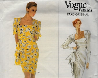 1970s Vintage Vogue 1135 EVENING GOWN Dress Pattern Emanuel Ungaro ...