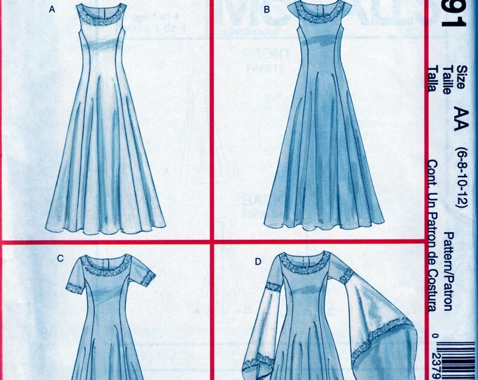 Renaissance Costume Mccall's 4491 Uncut Pattern | Etsy