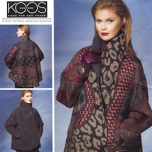 Vogue 1277 Jacket, Reversible by Koos Van Den Akker Sewing Pattern - Etsy