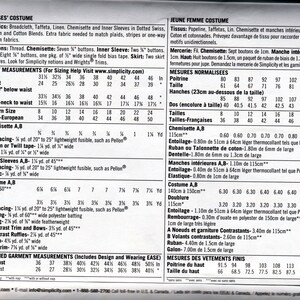 Southern Belle Costume by Andrea Schewe - Simplicity 1818 - Uncut ...