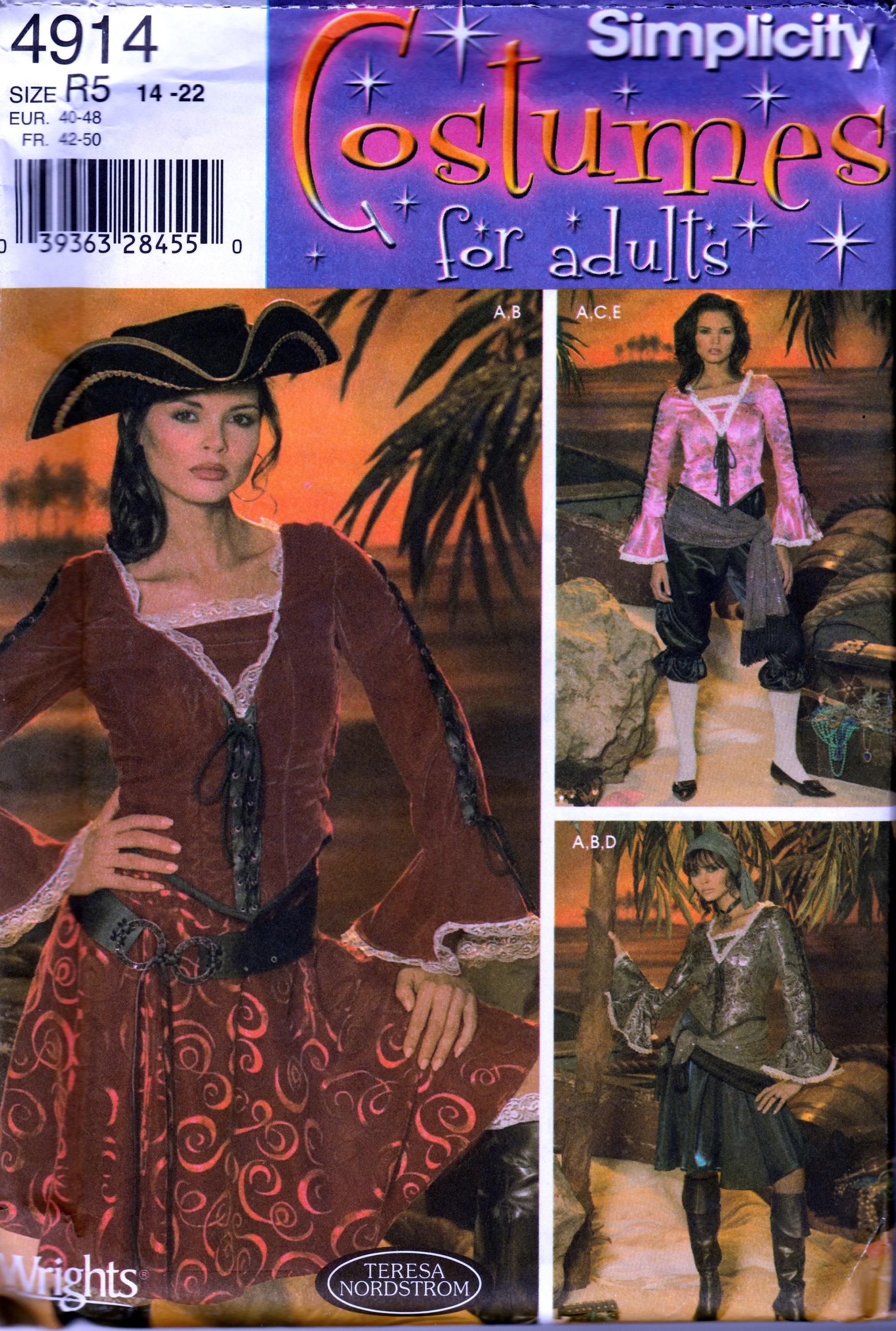 Lady Pirate Costume Patterns