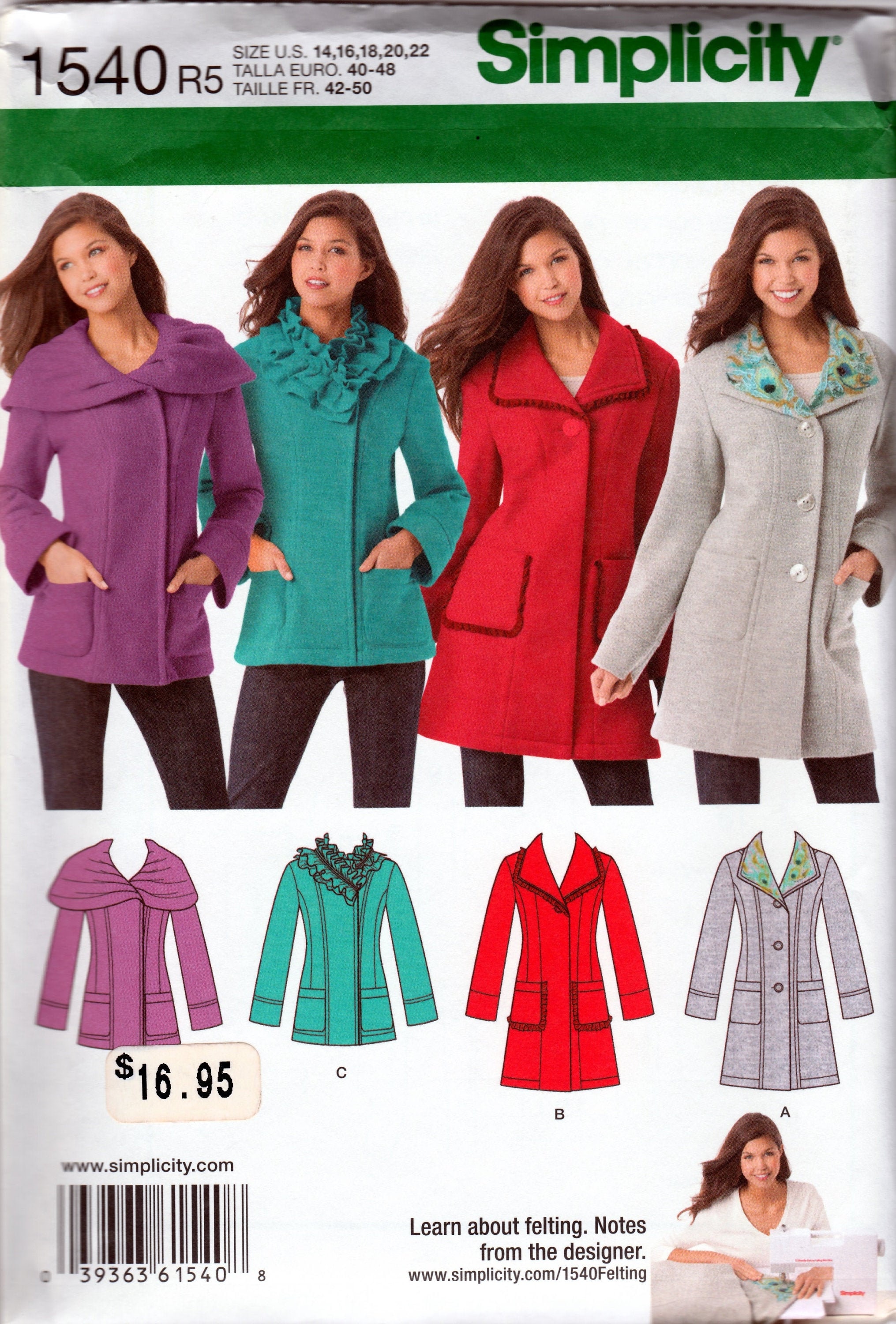 Jacket Set Simplicity 1540 Uncut Pattern - Etsy