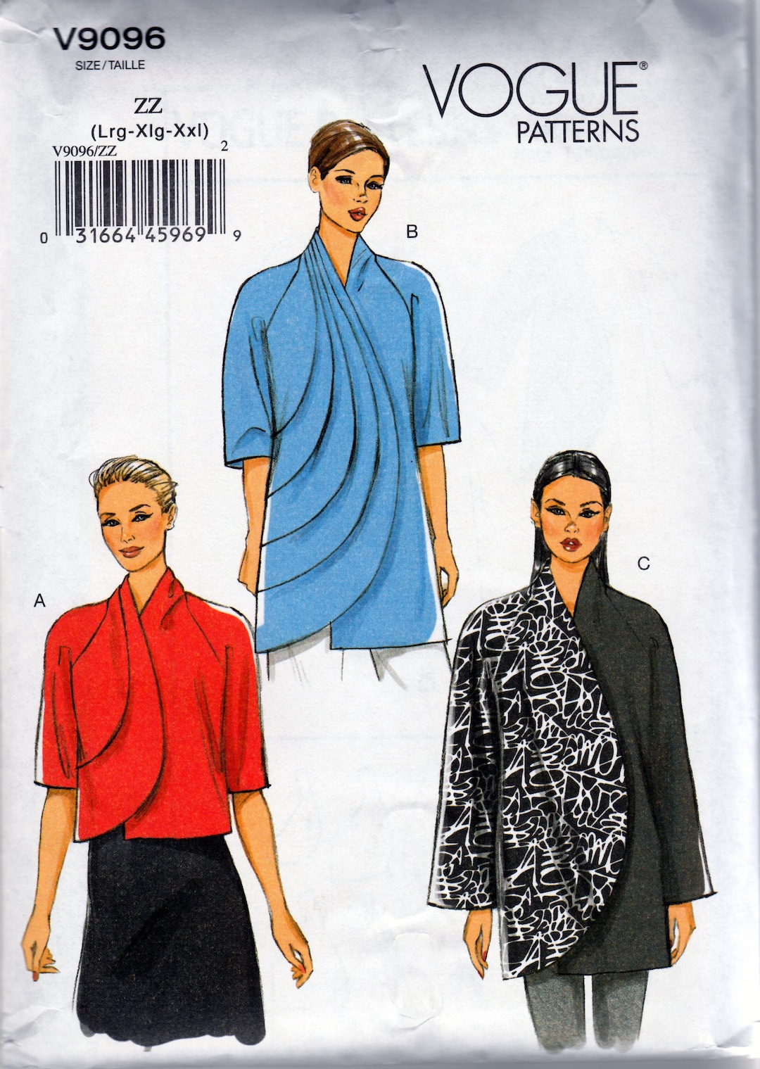 Jacket Set - Vogue 9096 - Uncut Pattern - Etsy