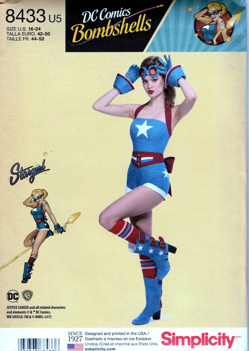 Simplicity 8433 Stargirl Costume Sewing Pattern - Etsy