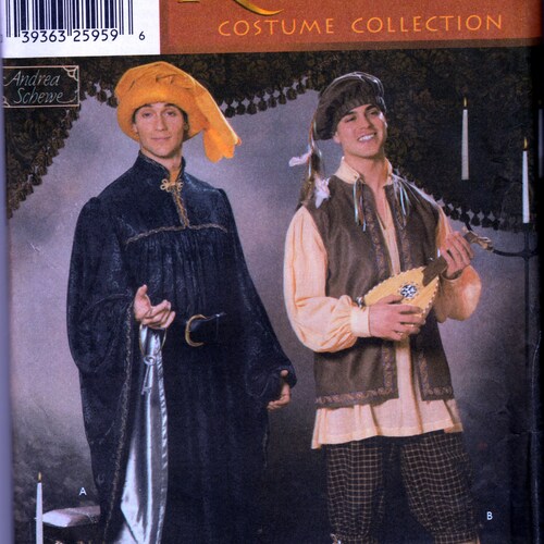 Renaissance Costumes by Andrea Schewe Simplicity 9533 - Etsy