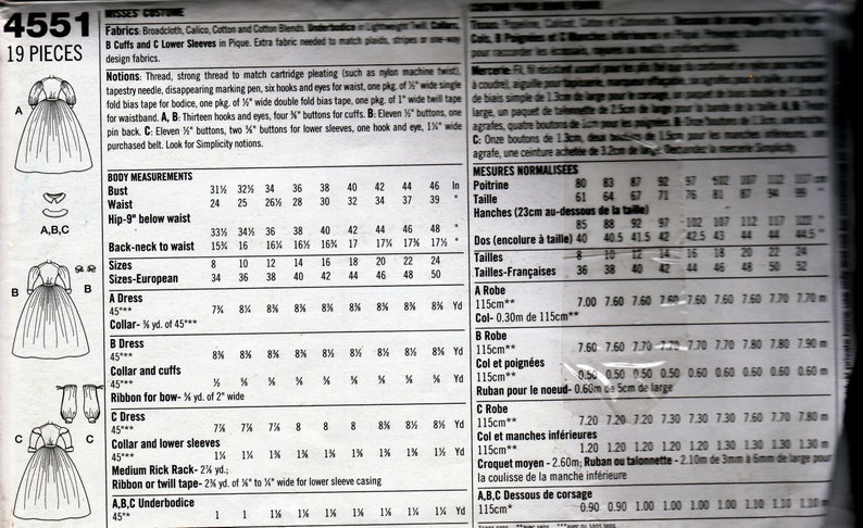 Civil War Era Dress by Martha McCain Simplicity 4551 Uncut | Etsy