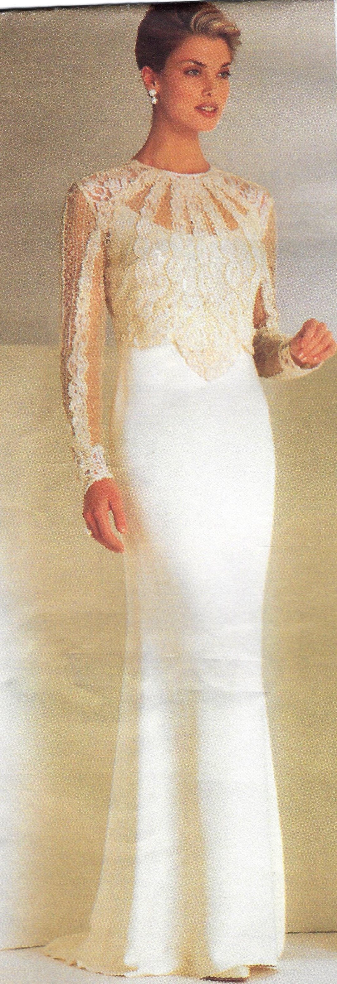 Badgley Mischka Evening Gown Vogue 2065 Sewing Pattern - Etsy